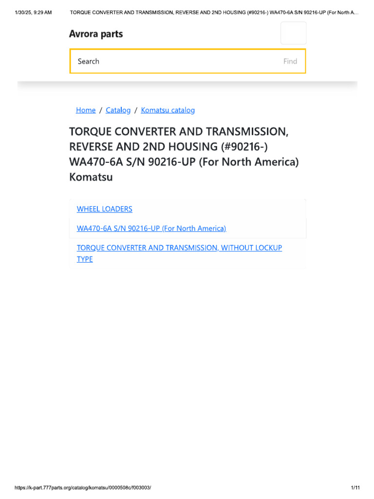 Torque Converter and Transmission, Reverse and 2ND Housing | PDF