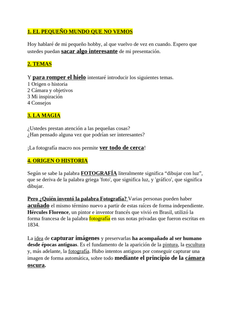 Ocio y Tiempo Libre | PDF | Cámara | Fotografía macro