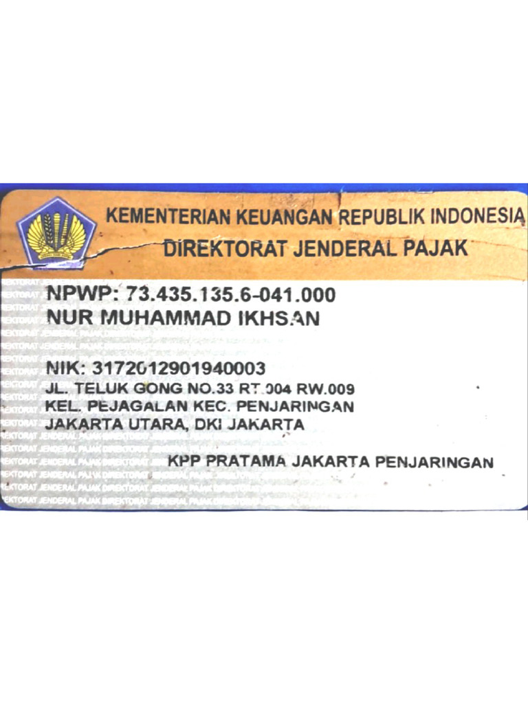 NPWP | PDF