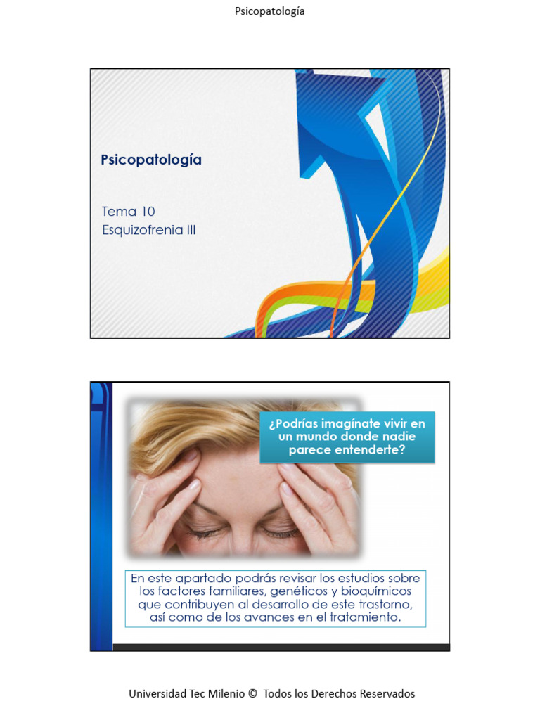 Esquizo 2 | PDF | Esquizofrenia | Trastorno mental