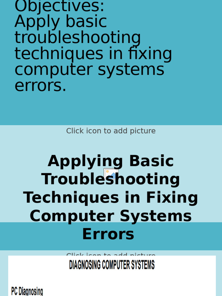 Basic PC Troubleshooting Guide | PDF