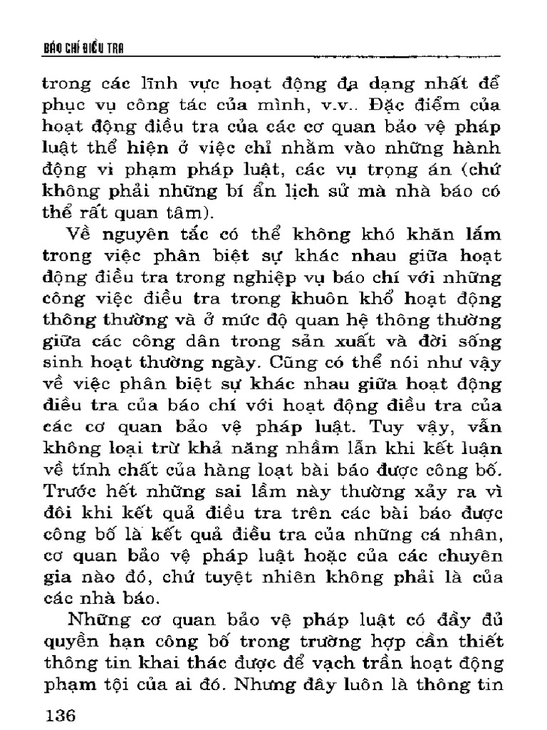 Giáo trình báo chí điều tra | PDF