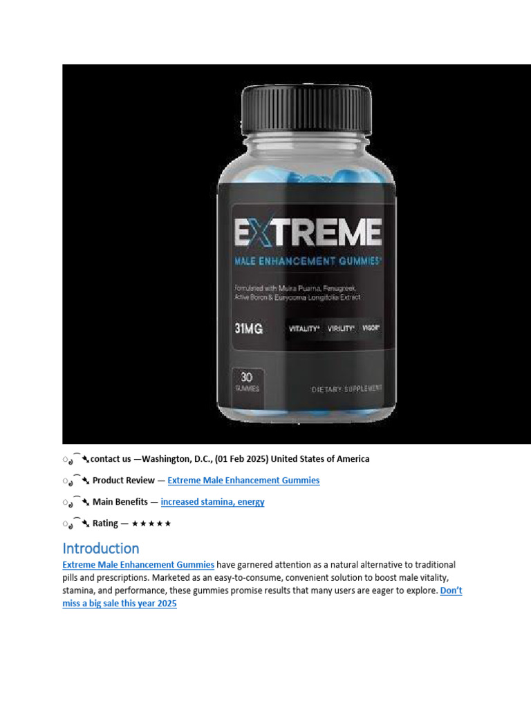 Male Vitality Boost: Gummies Review | PDF | Tablet (Pharmacy) | Dietary ...