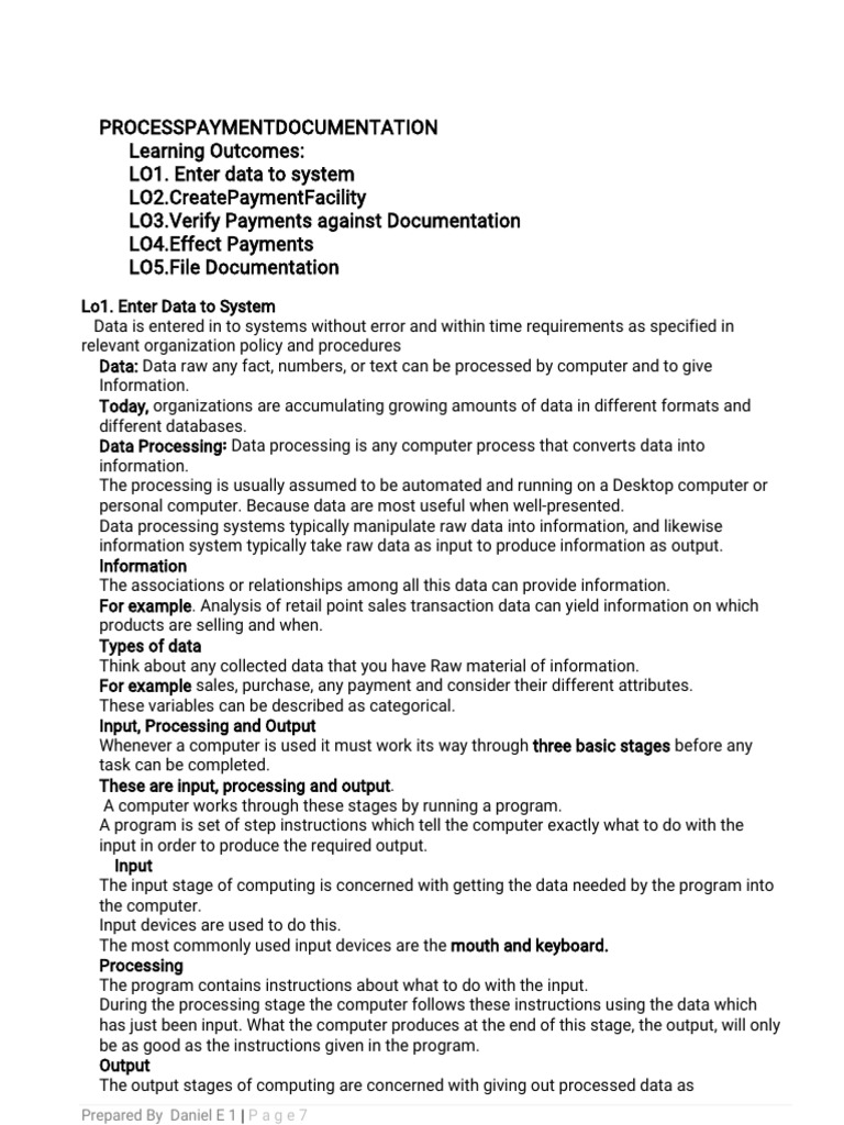 Process Payment Documentation | PDF