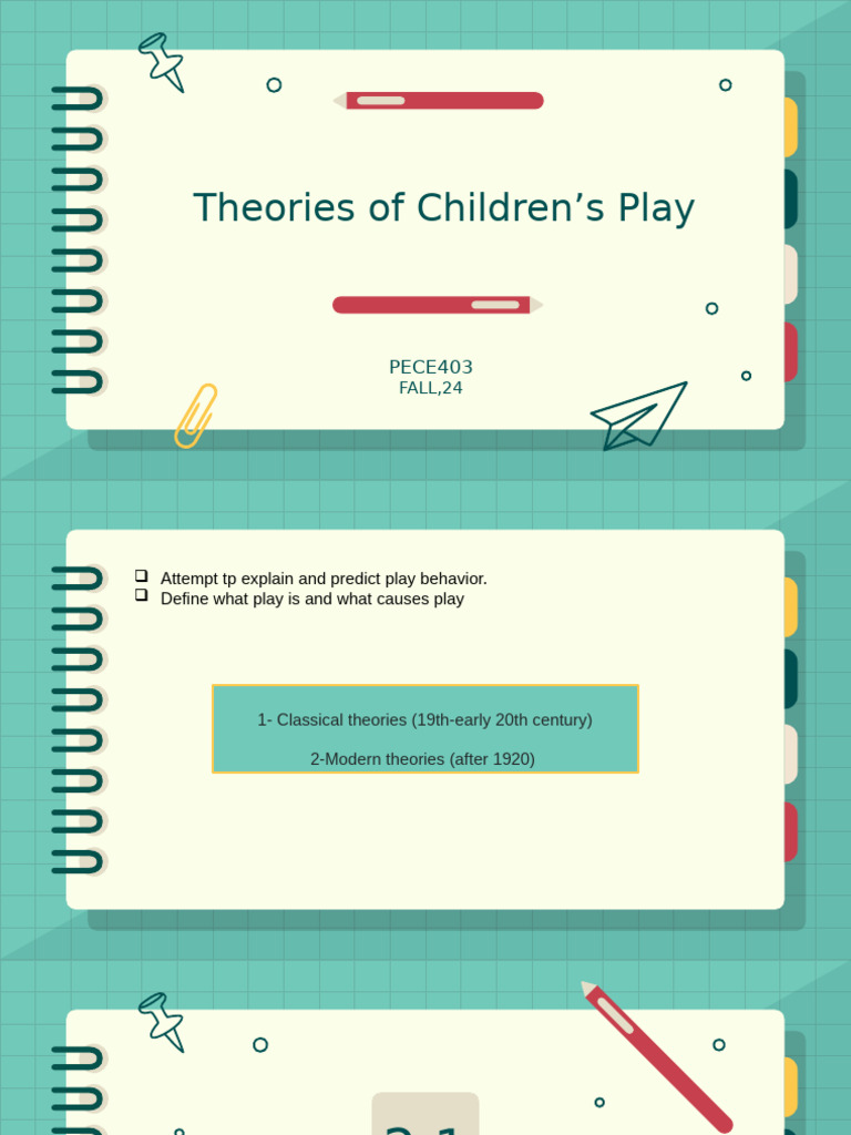 4_Theories of Play | PDF | Thought | Cognitive Psychology
