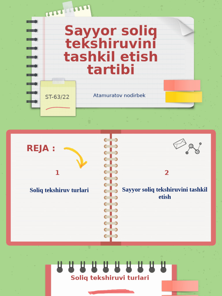 Soliq Nazorati N | PDF