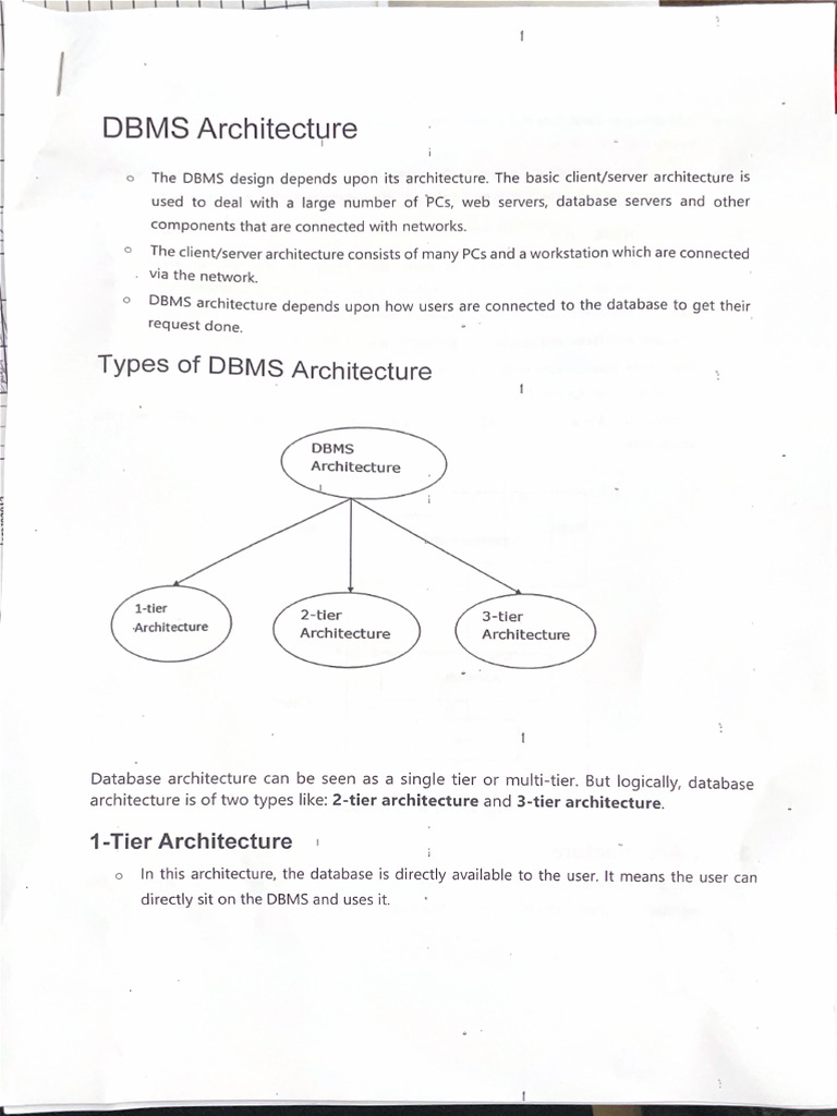 DBMS Architecture | PDF