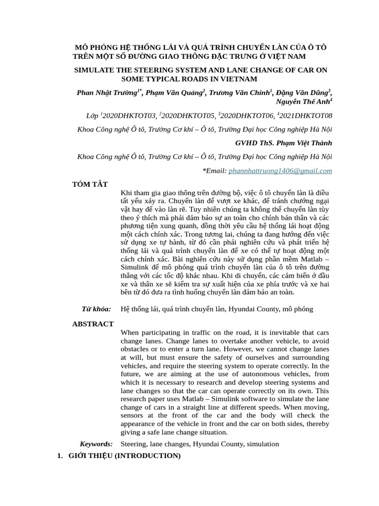 Bài Báo NCKH | PDF