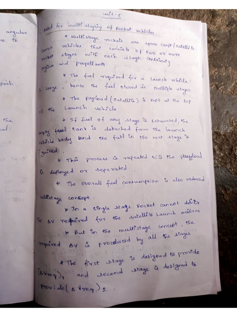 Rocketry unit 5 | PDF