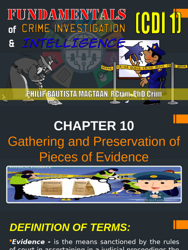 Chapter 10 - Gathering and Preservation of Evidence | PDF | Forensic ...