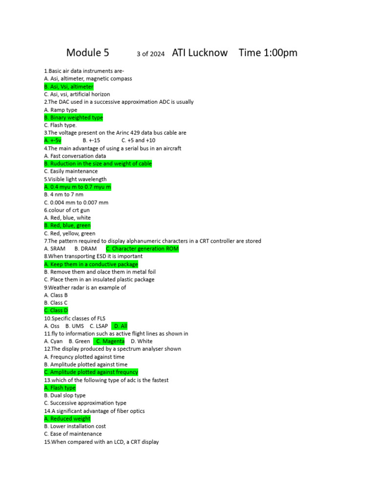 M5 (3 of 2024) B1 (Lucknow) | PDF | Logic Gate | Analog To Digital Converter