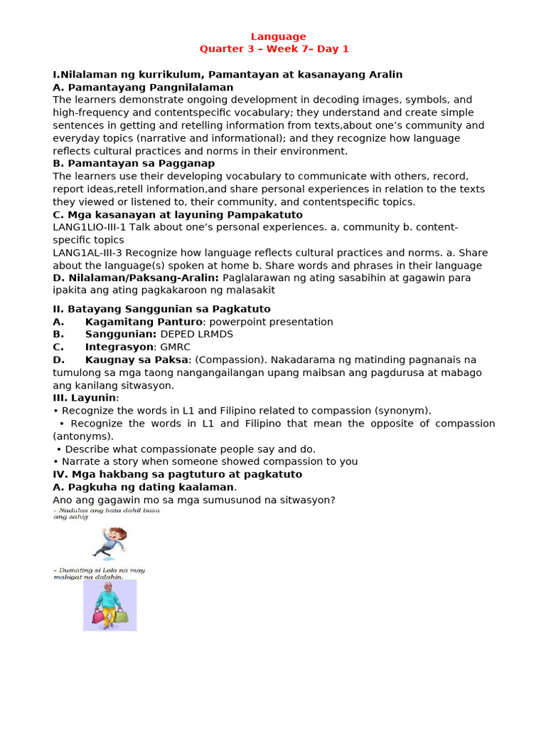 Language Q3 WEEK7 | PDF