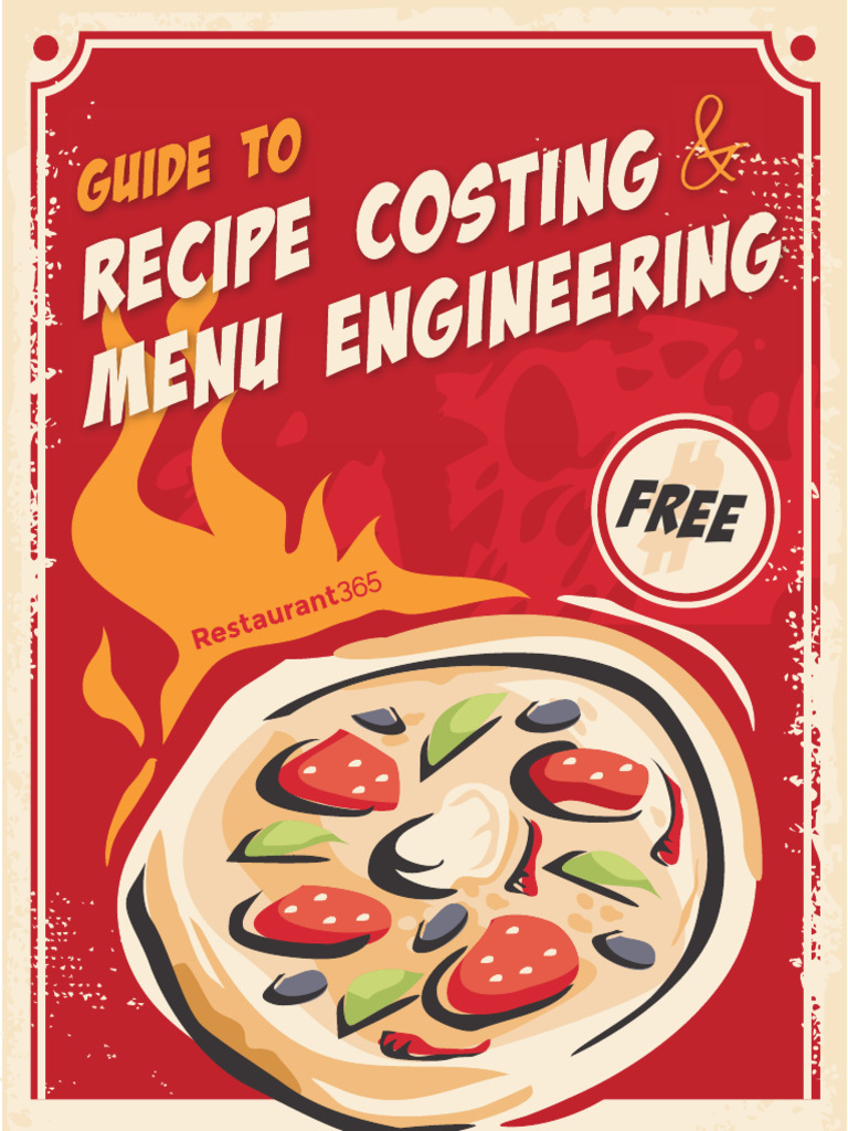 R365 Guide To Recipe Costing Menu Engineering PDF 1684544338 | PDF ...
