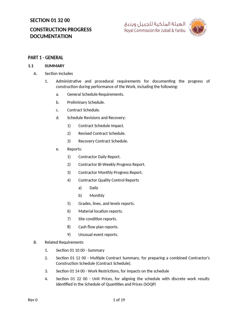 Construction Progress Documentation | PDF | General Contractor