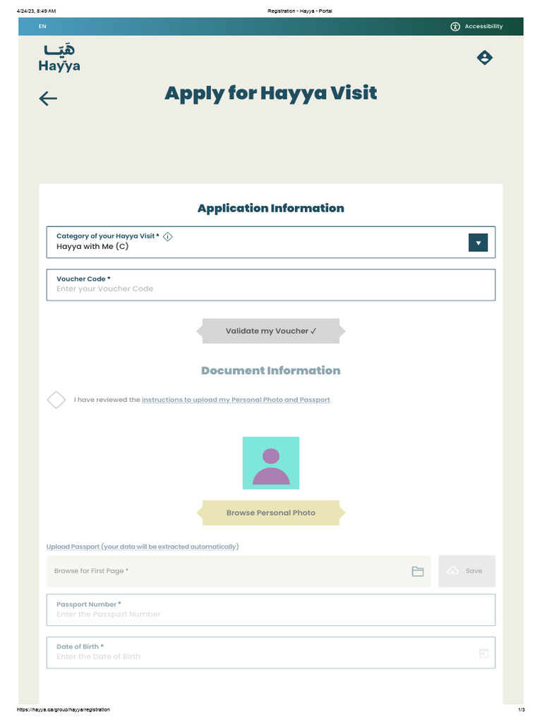 Registration - Hayya - Portal | PDF | Passport | Computing