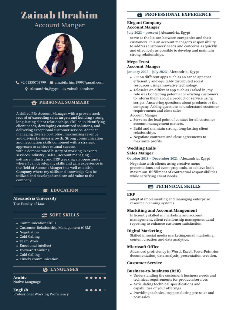 Zainab - Ibrahim - Resume - 15 08 2023 00 46 24 | PDF | Marketing | Sales