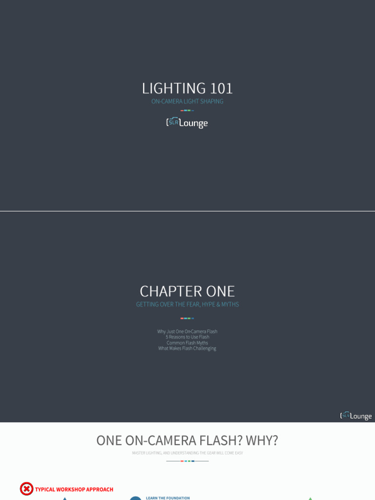 SLR Lounge - Lighting 101 Slides | PDF | Flash (Photography ...