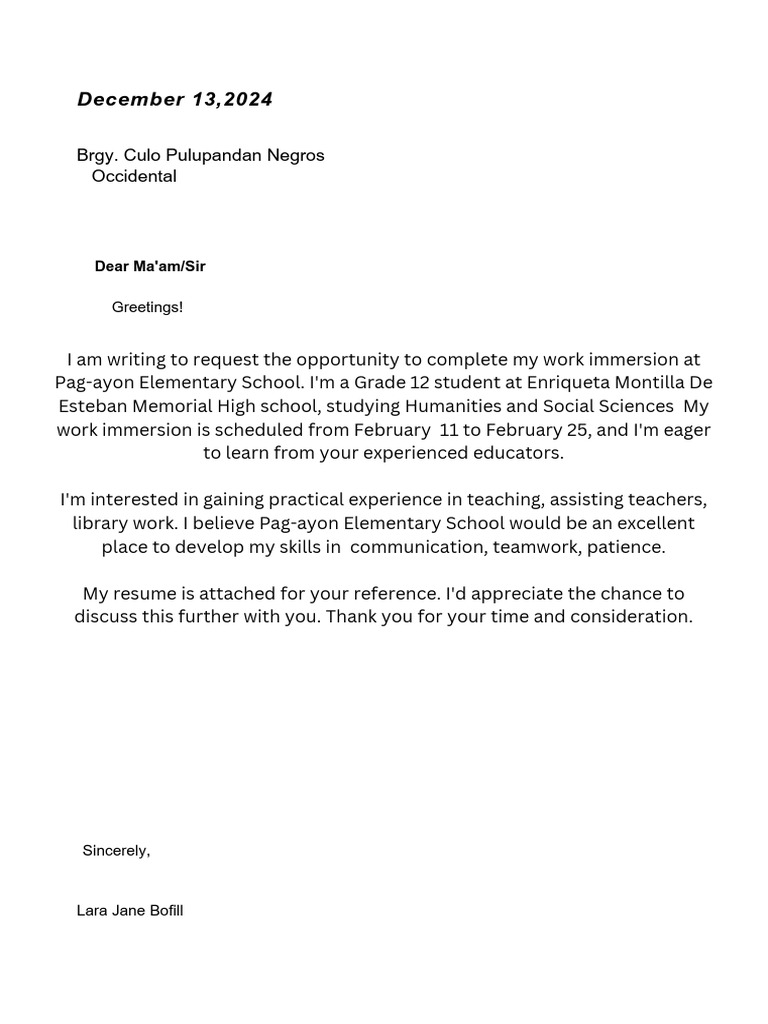 White Minimalist Receptionist Job Application Cover Letter A4 | PDF