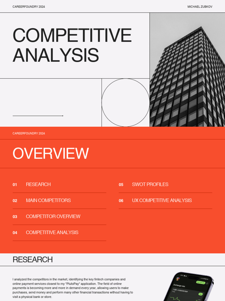 UX Design 1.7 Competitive Analysis | PDF | Banks | Mobile App