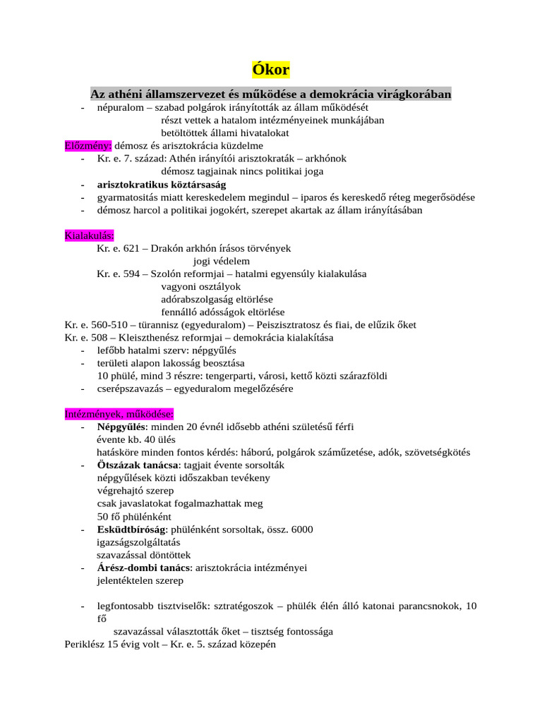 Ókor | PDF