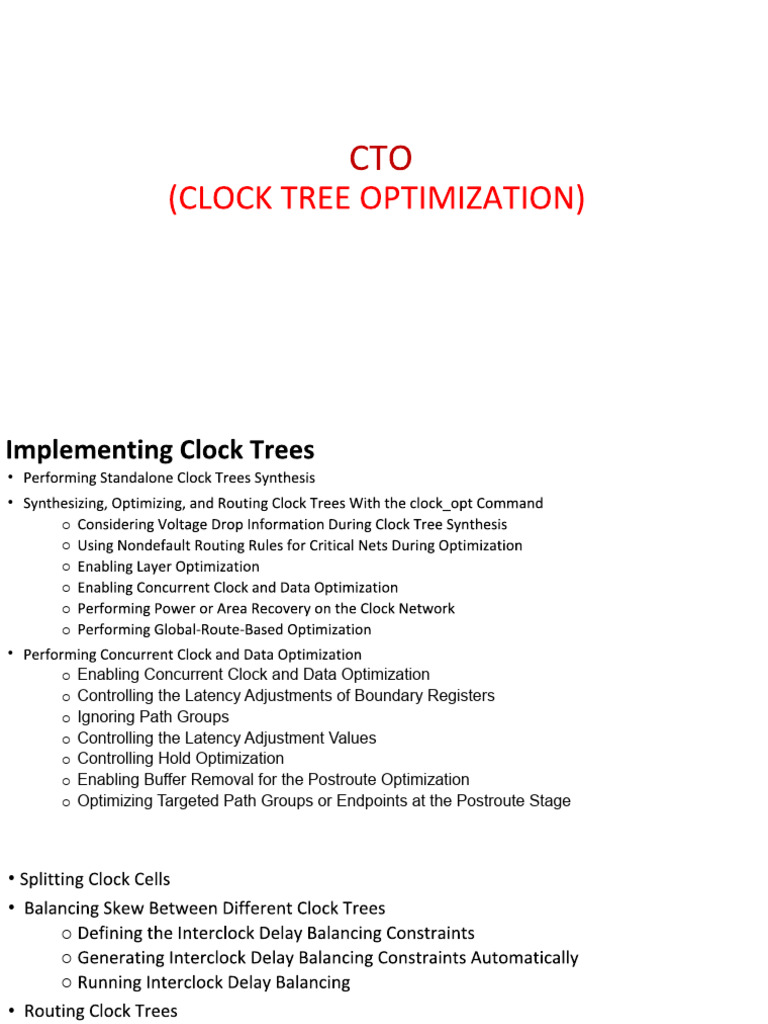 Cts Optimization Presentation | PDF