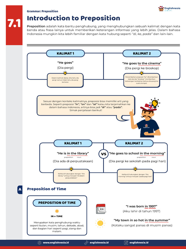 01 - Introduction To Preposition - X6mjx7vu4t | PDF