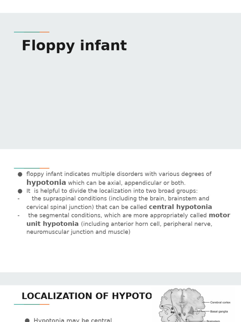 Floppy infant | PDF | Diseases And Disorders | Medical Specialties