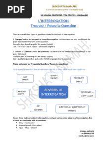 French Documents & PDFs | Scribd