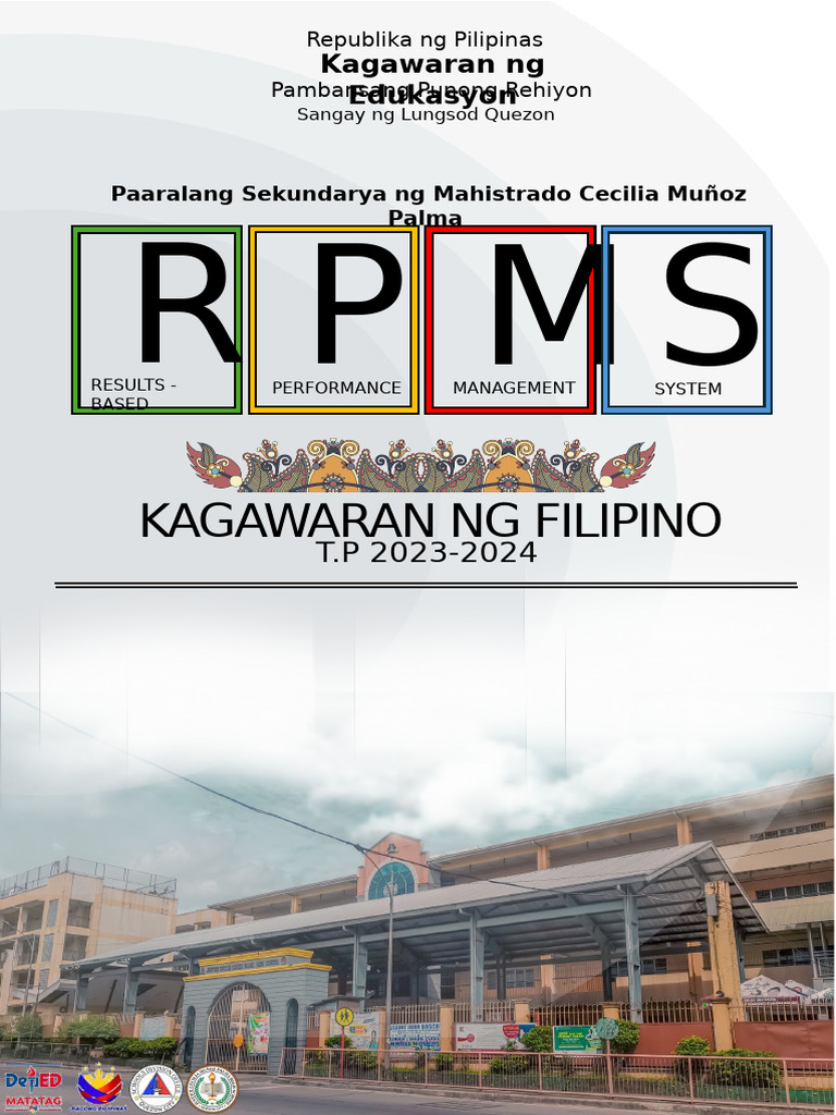 MOSQUERAM-RPMS_PPST_IPCRF-FORTFOLIO-2023-2024 (1) | PDF | Lesson Plan ...