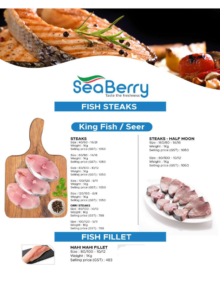 Fish Price List | PDF