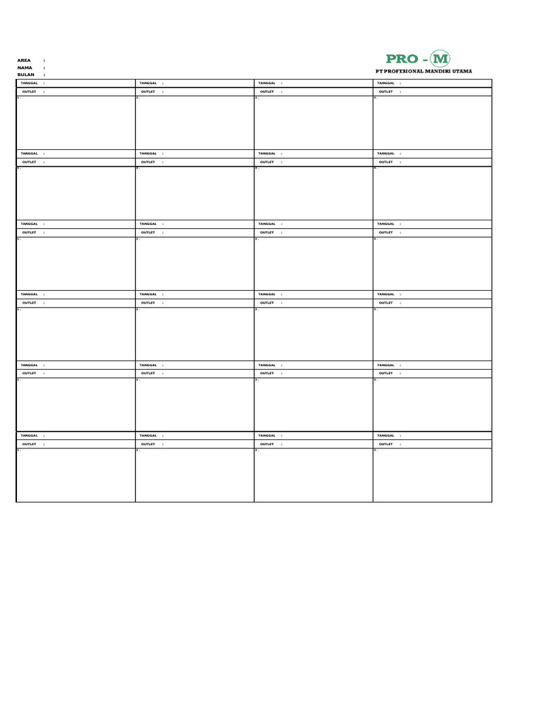 Absensi Kerja SPG CEDEA | PDF