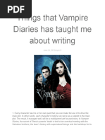 The Vampire Diaries, Explained | PDF | Damon Salvatore | The Vampire Diaries Episodes