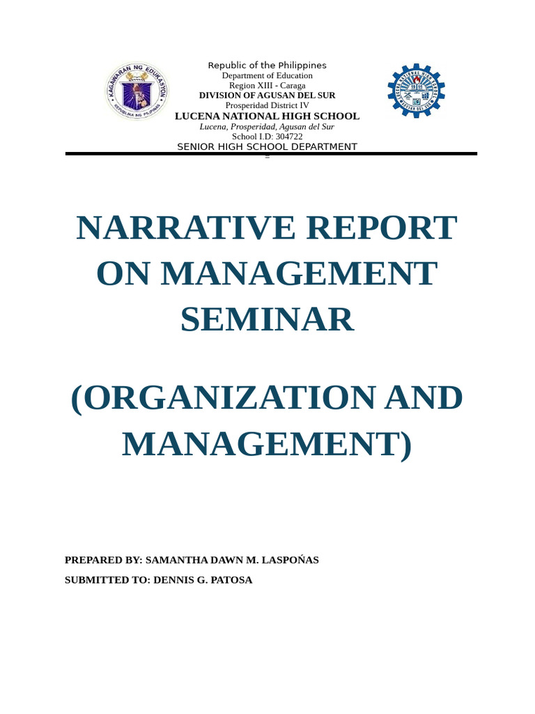 Narrative Report | PDF