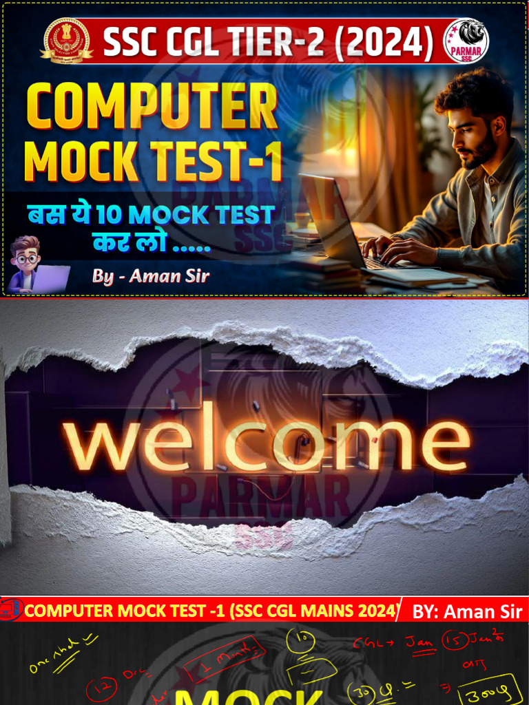 Computer Mock Test - 1 (SSC CGL Tier - 2) | PDF