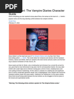 The Vampire Diaries (Novel Series) | PDF | Damon Salvatore