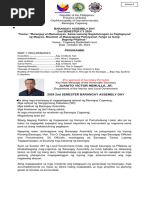 PDF Editable Barangay Assembly TARP 2ND SEM 2022 | PDF