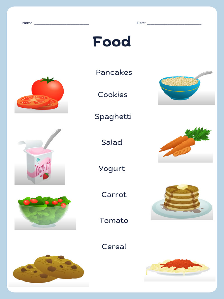 Food Match (x2) | PDF