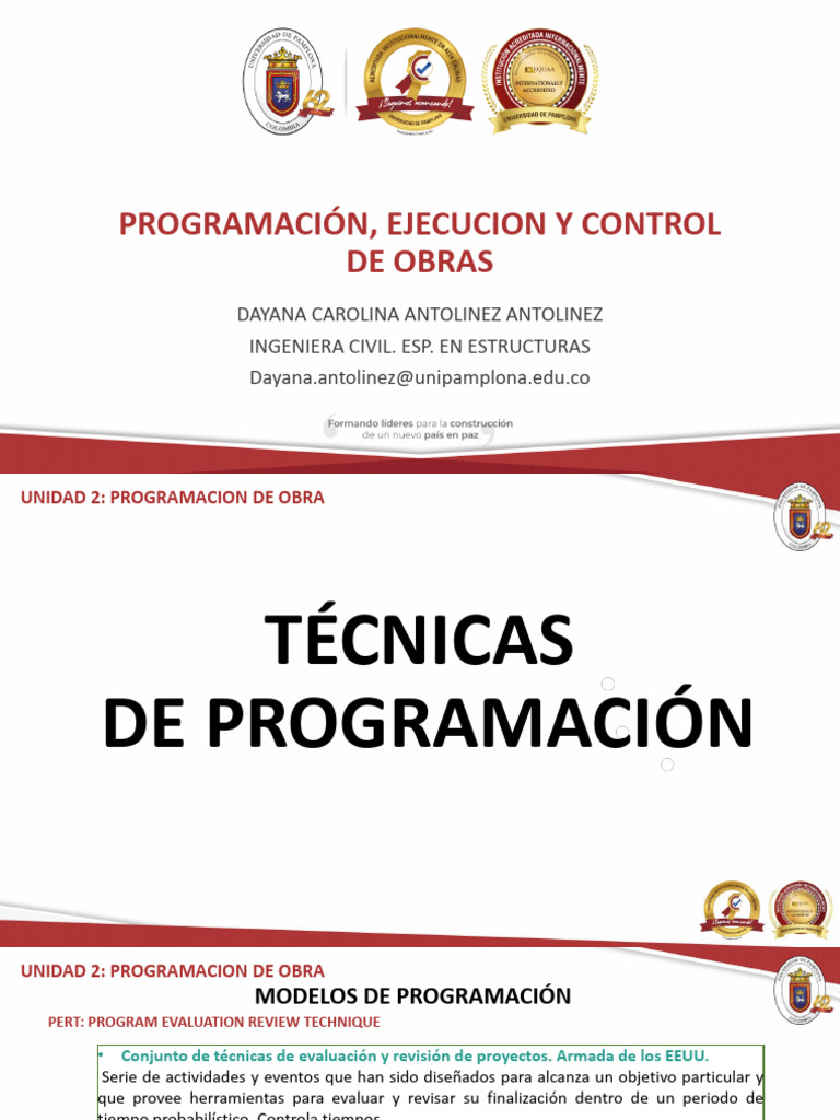 Diapositivas 7 - Tecnicas de Programacion-Cpm | PDF | Ingeniería de ...