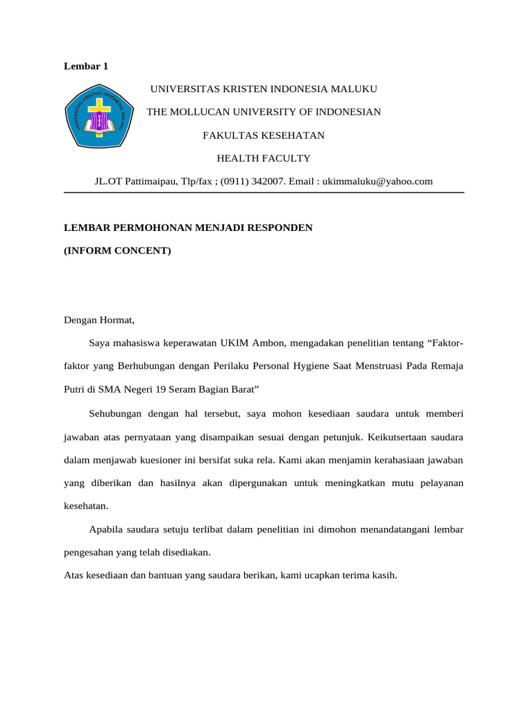 Kuesioner Indy | PDF