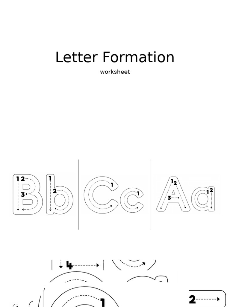 Letter Formation | PDF