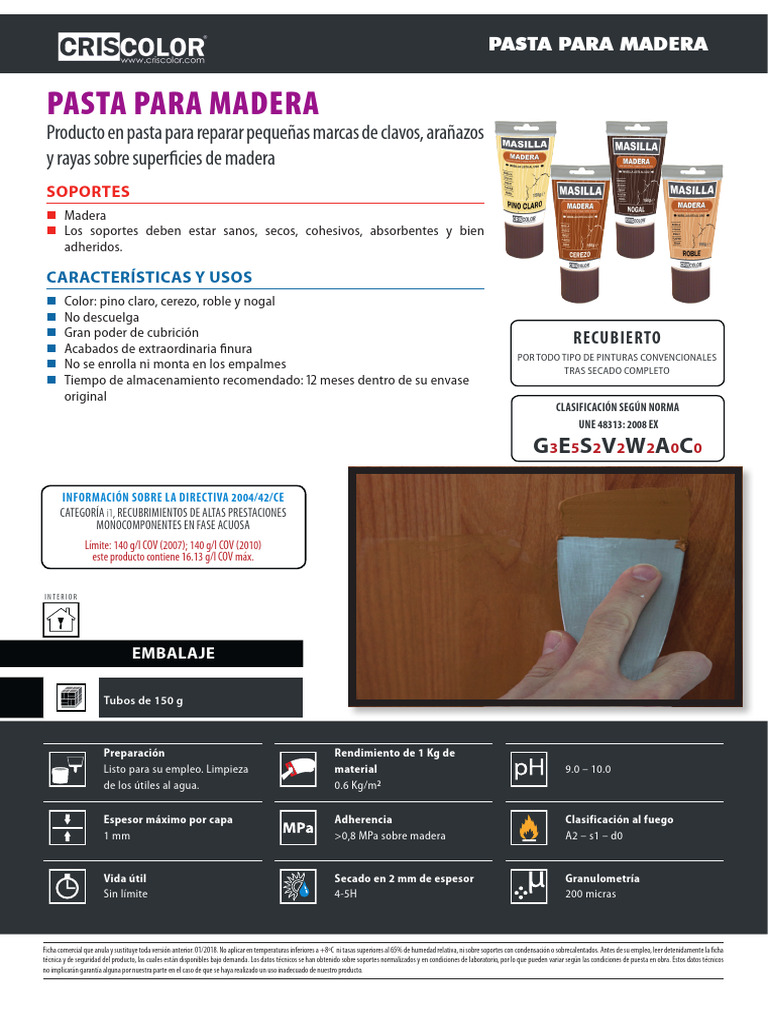 Cris Color Pasta Madera | PDF