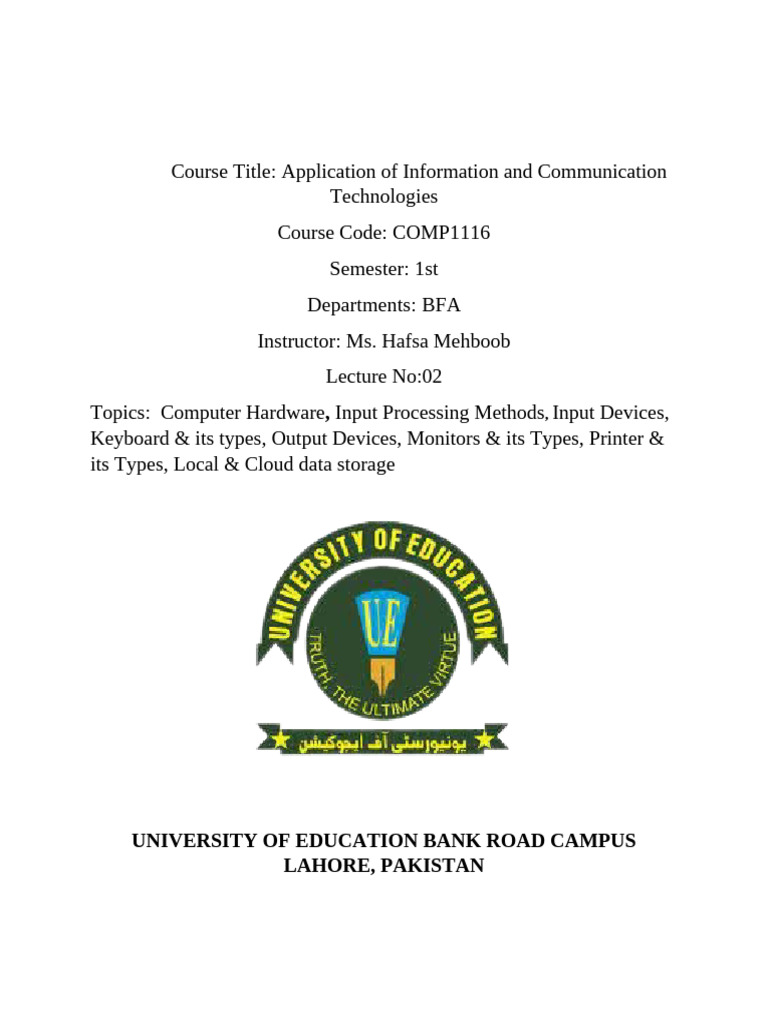 Lecture 2 | PDF | Hard Disk Drive | Cloud Computing