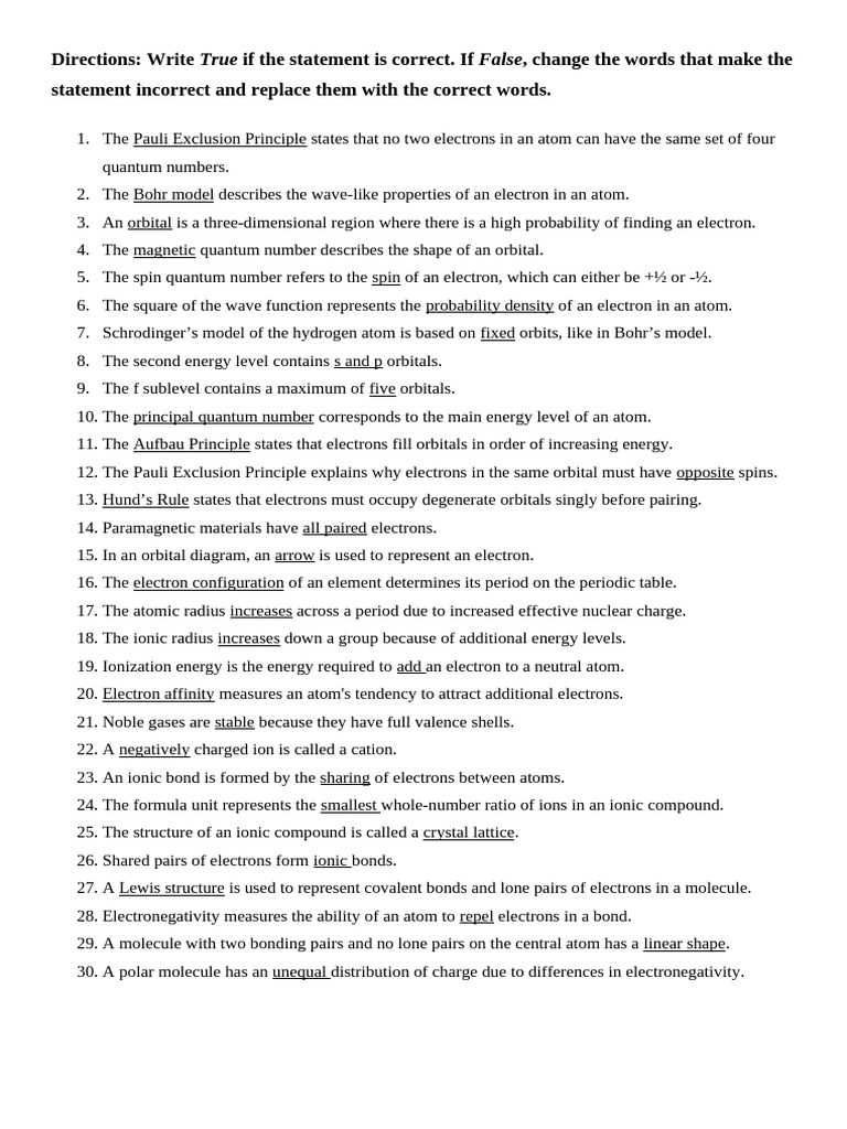 gen chem 1.2 reviewer | PDF | Chemical Bond | Ionic Bonding