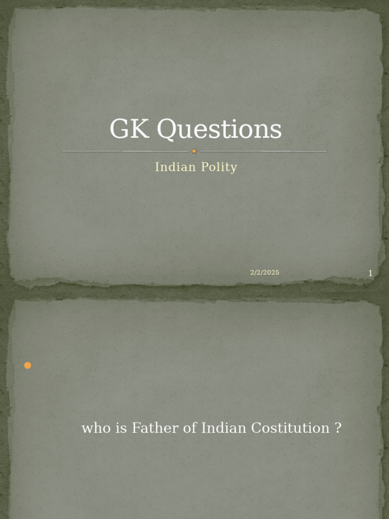 GK Questions | PDF