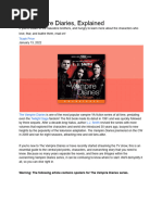 Stefan Salvatore - The Vampire Diaries Character Guide | PDF | Damon Salvatore | The Vampire Diaries