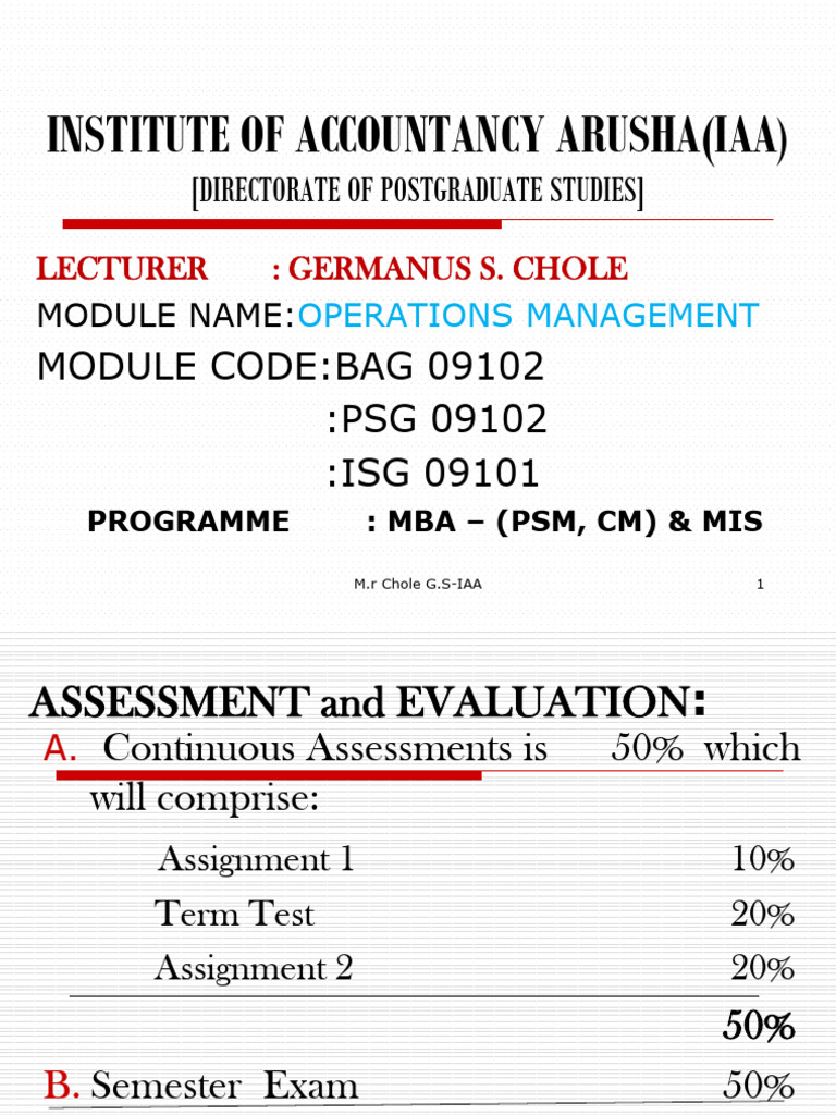Topic 1 Introduction To Operations Management | PDF | Labour Economics ...