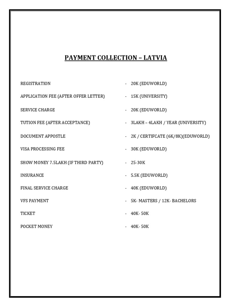 Latvia Payment | PDF