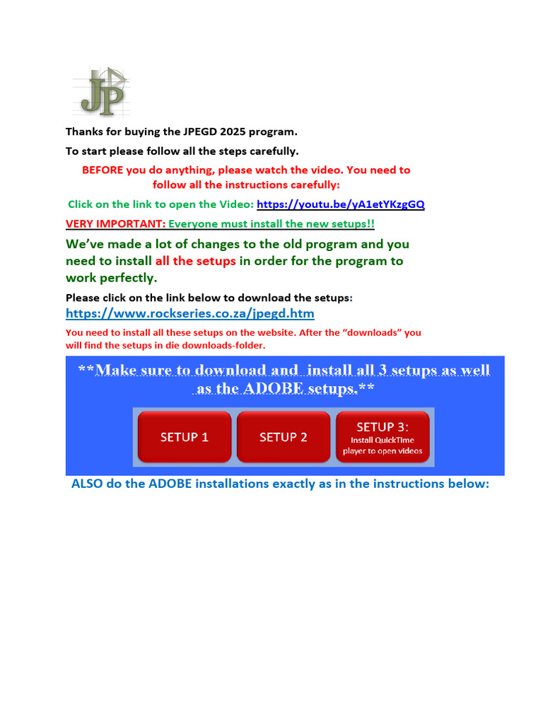 JPEGD 2025 Installation Guide | PDF | Icon (Computing) | Computing ...