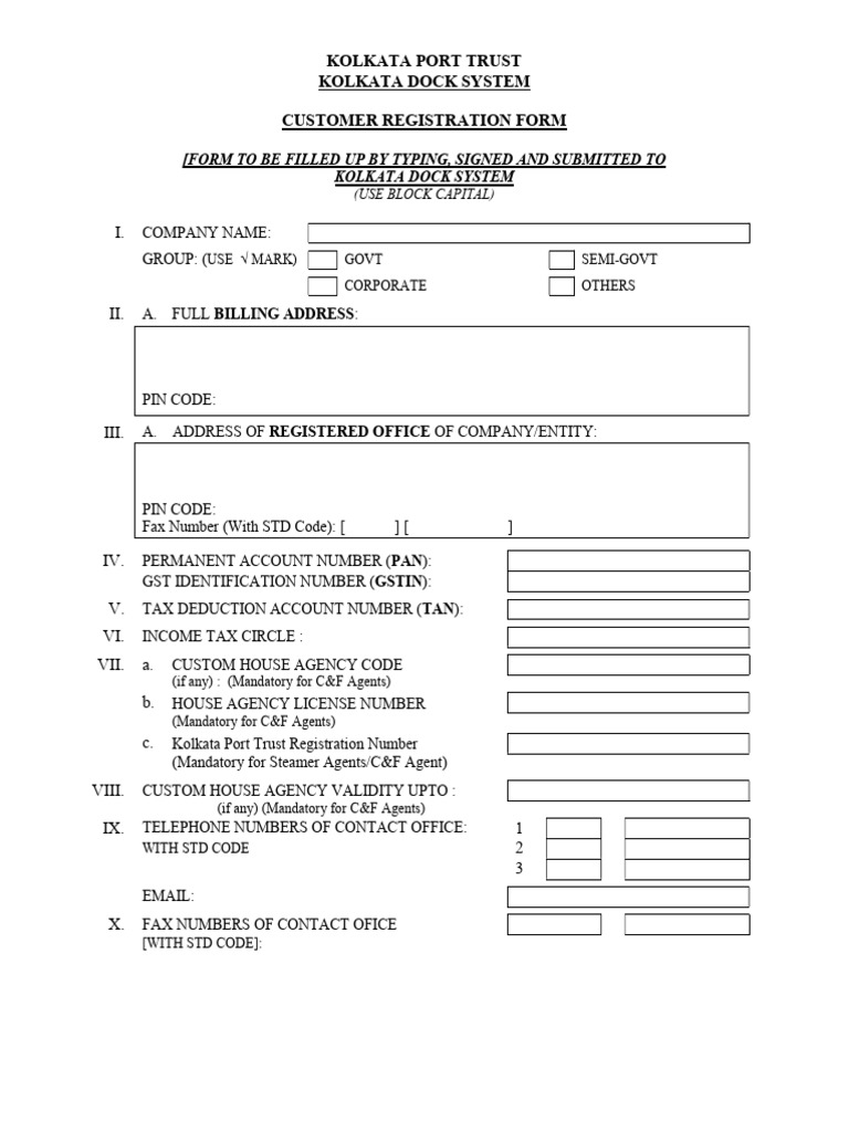 Customer Reg Form | PDF | Cheque | Payments