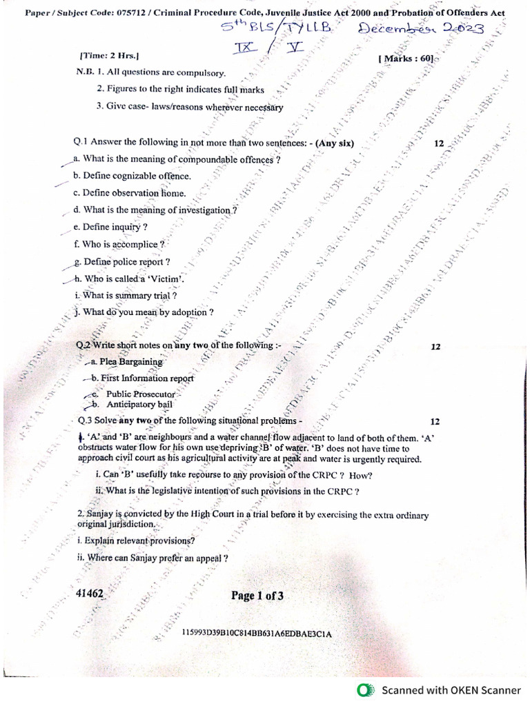 Dec - 2023 CRPC 60.40 | PDF